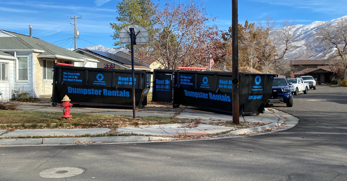Book Your Dumpster Rental Easily | Driveway Safe Utah